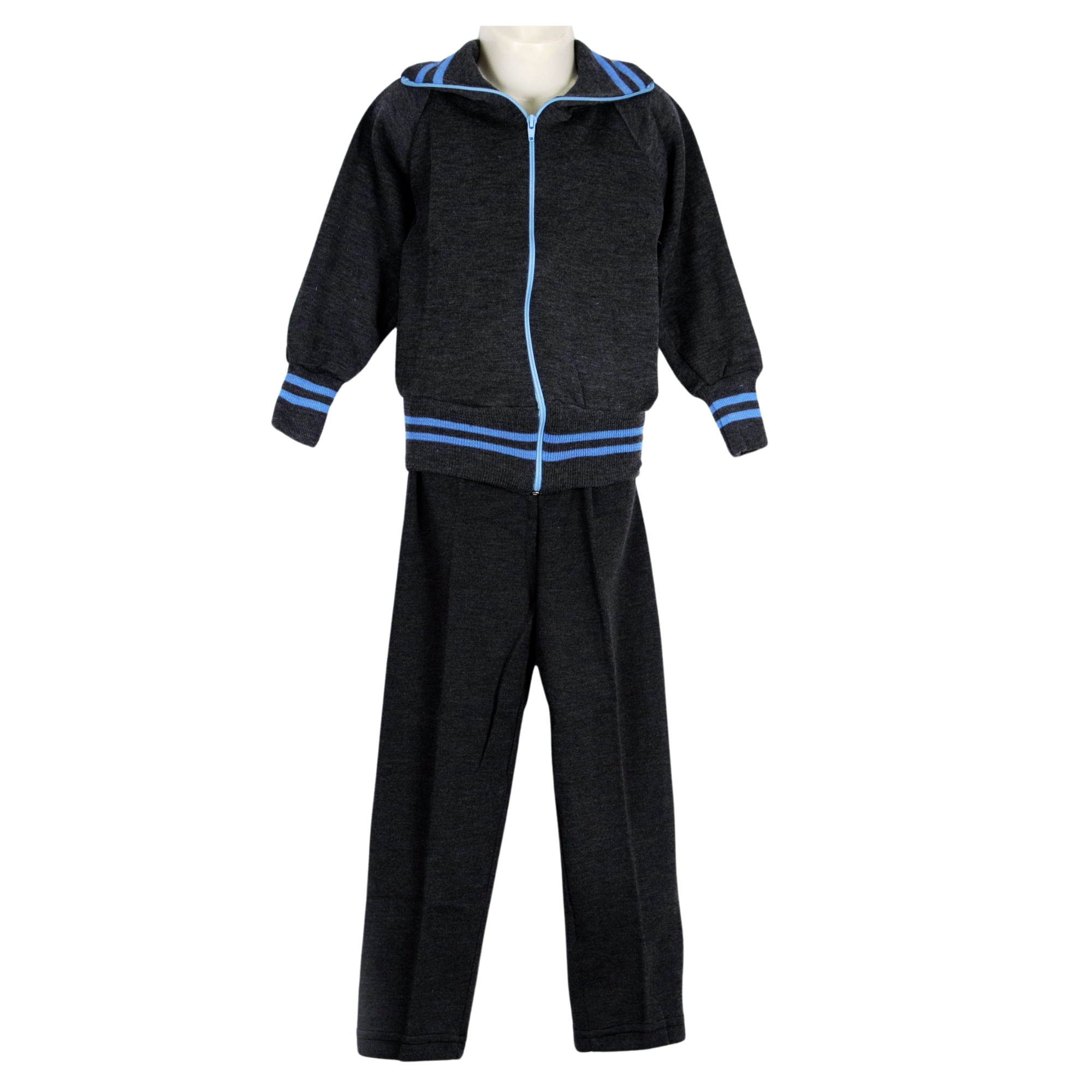 School Tracksuit | Grey/Sky - School Wear Specialists